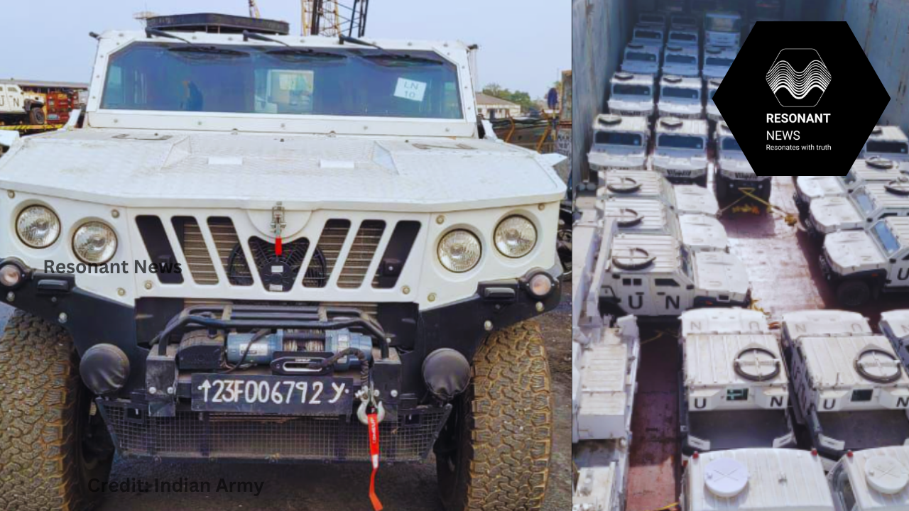 Indigenous Vehicles Deployed for Indian Battalion in UNIFIL - RESONANT NEWS